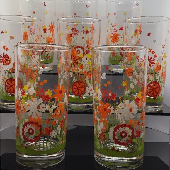 Anchor Hocking | Dining | Antique Anchor Hocking 96 Neverused 8 Glasses ...